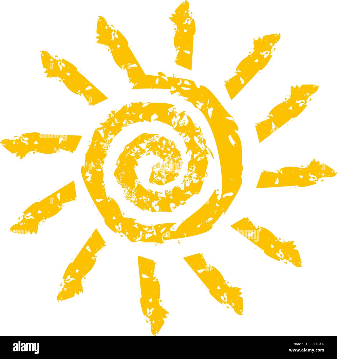 Vector sign in the form of a stylized Sun Stock Vector Image & Art - Alamy