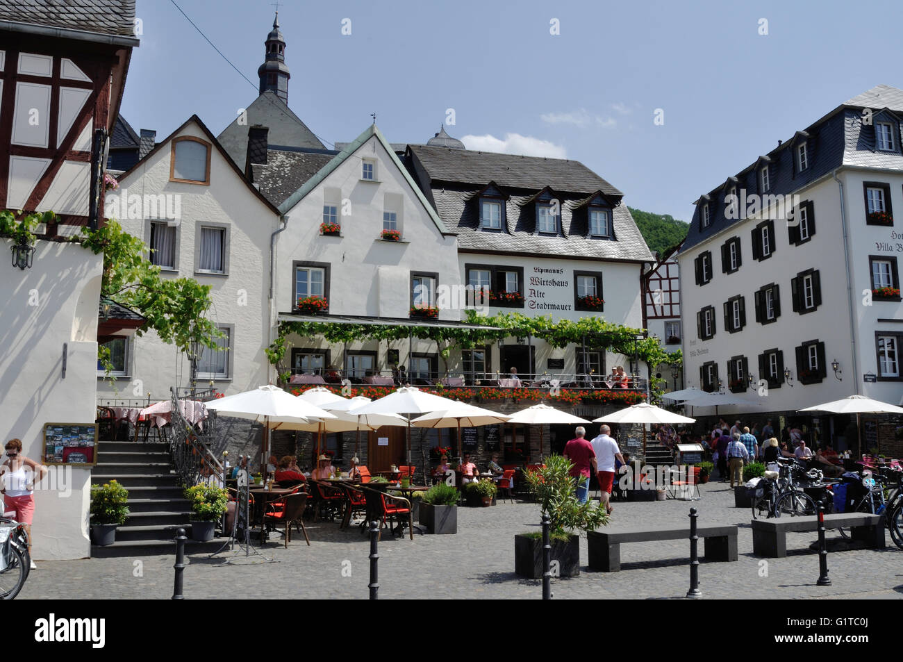 The village of Beilstein, on the Moselle River, Germany Stock Photo - Alamy