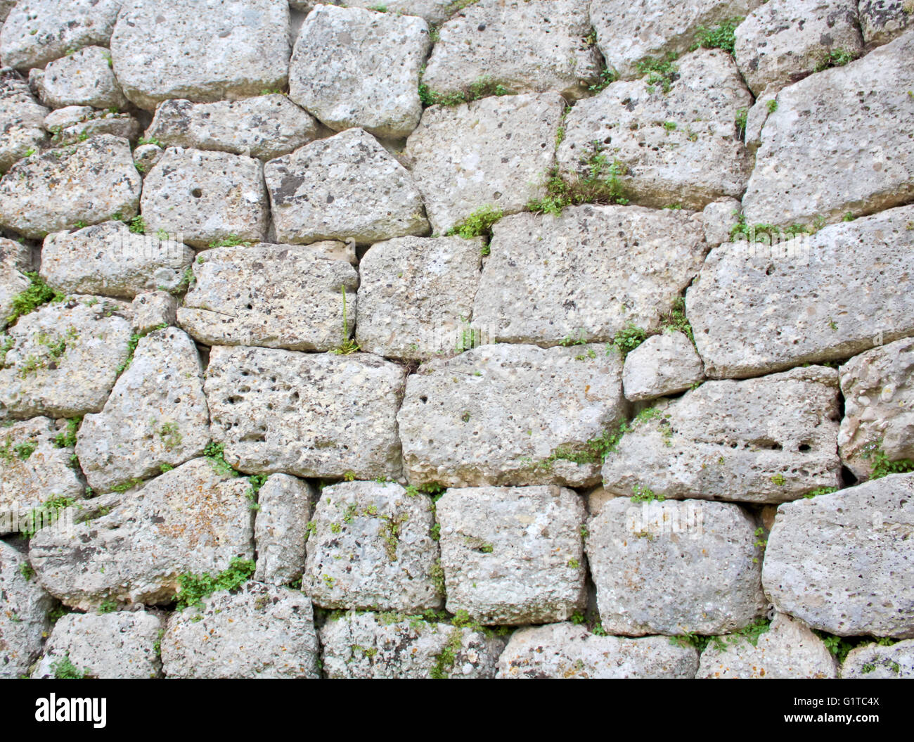 Ancient roman stone wall texture hi-res stock photography and images ...