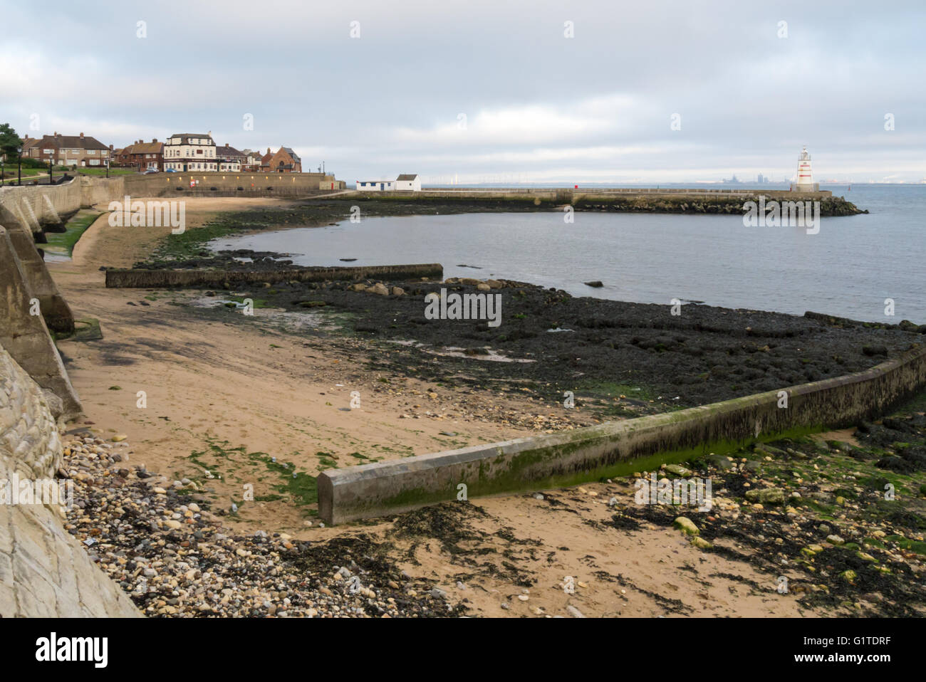 Hartlepool Headland Beach Stock Photo - Alamy