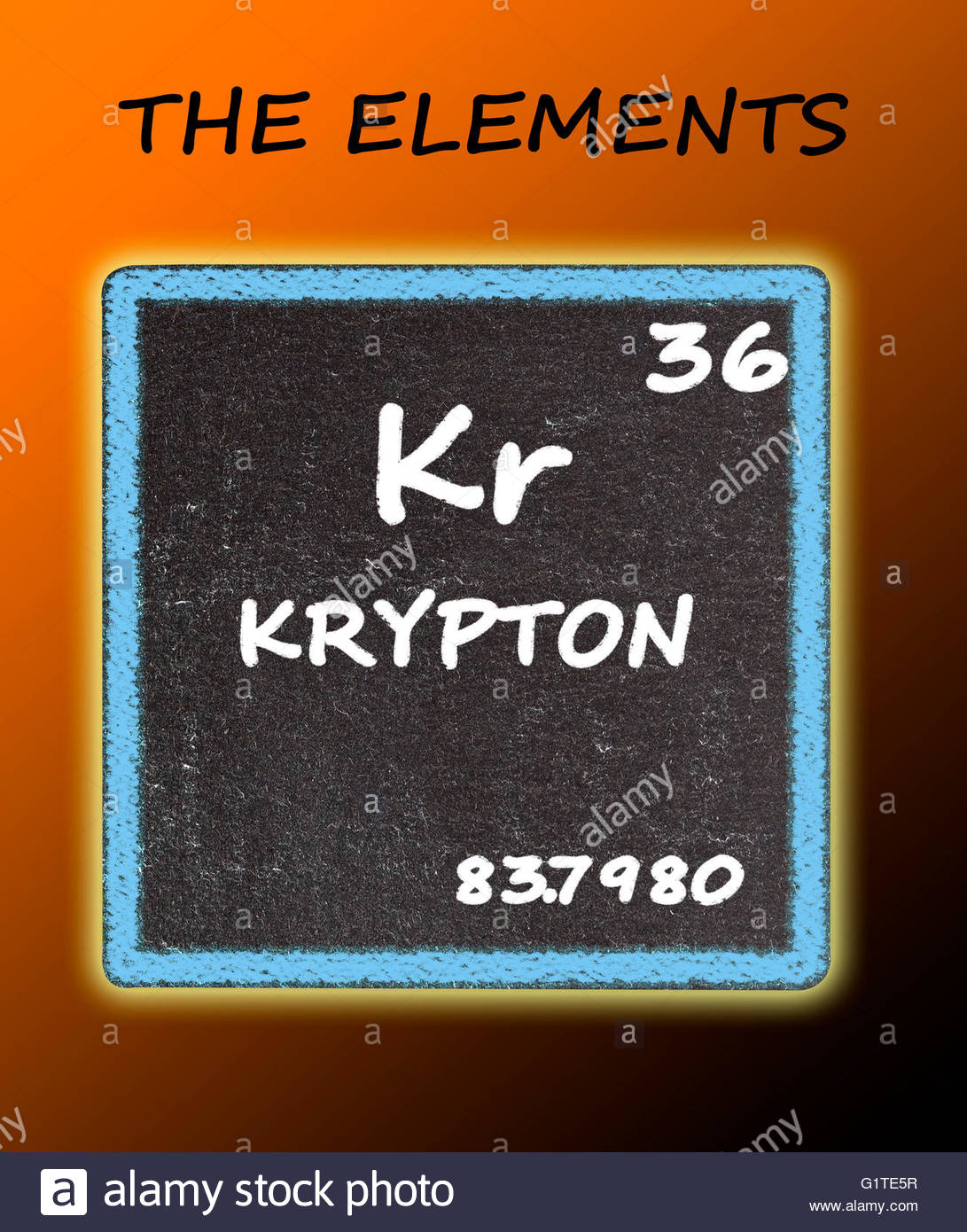 Krypton Symbol High Resolution Stock Photography and Images - Alamy