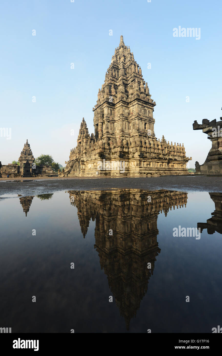 The beautiful Prambanan temple in Central Java, Indonesia Stock Photo ...