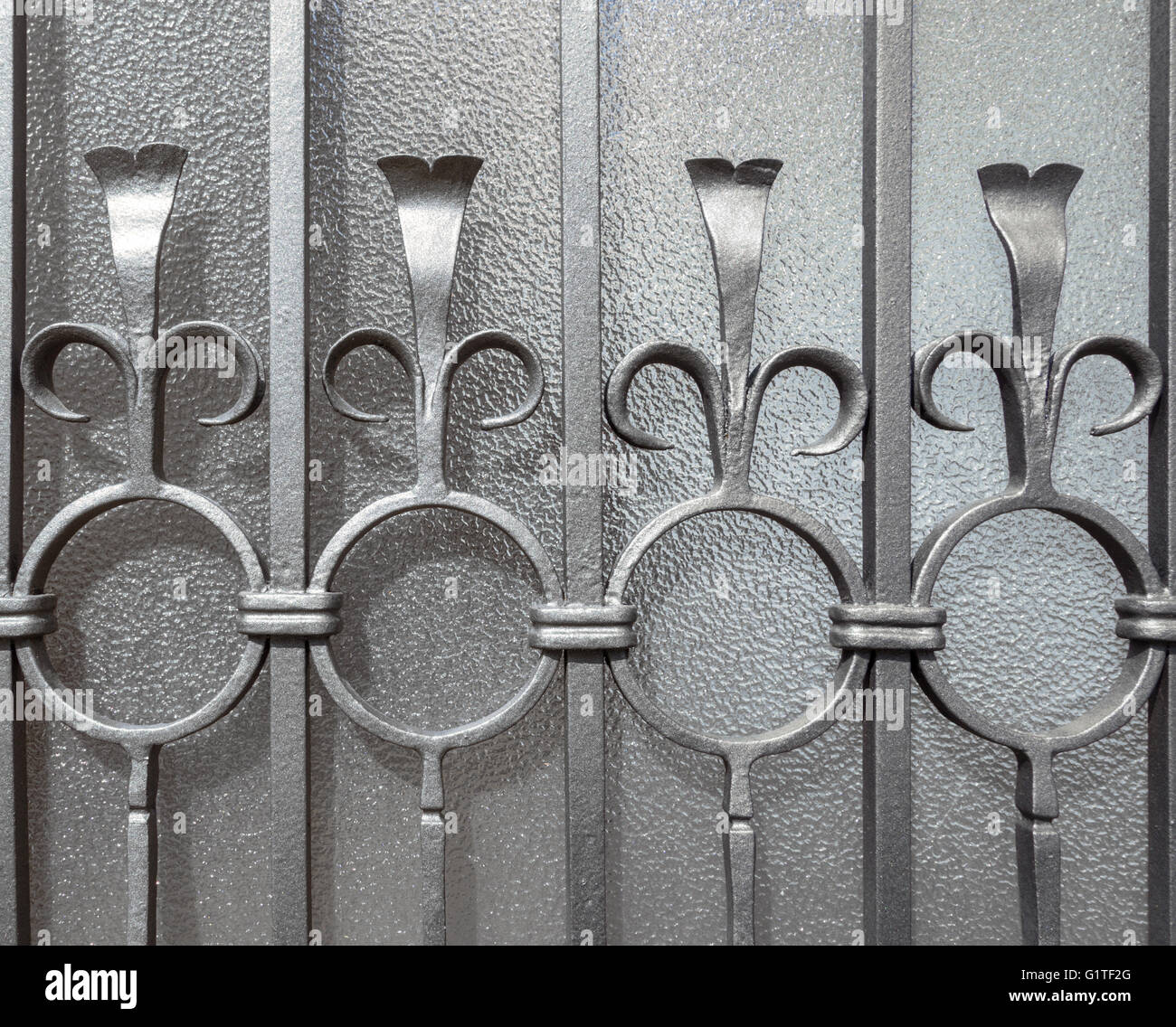 Wrought iron gate grille hi-res stock photography and images - Alamy