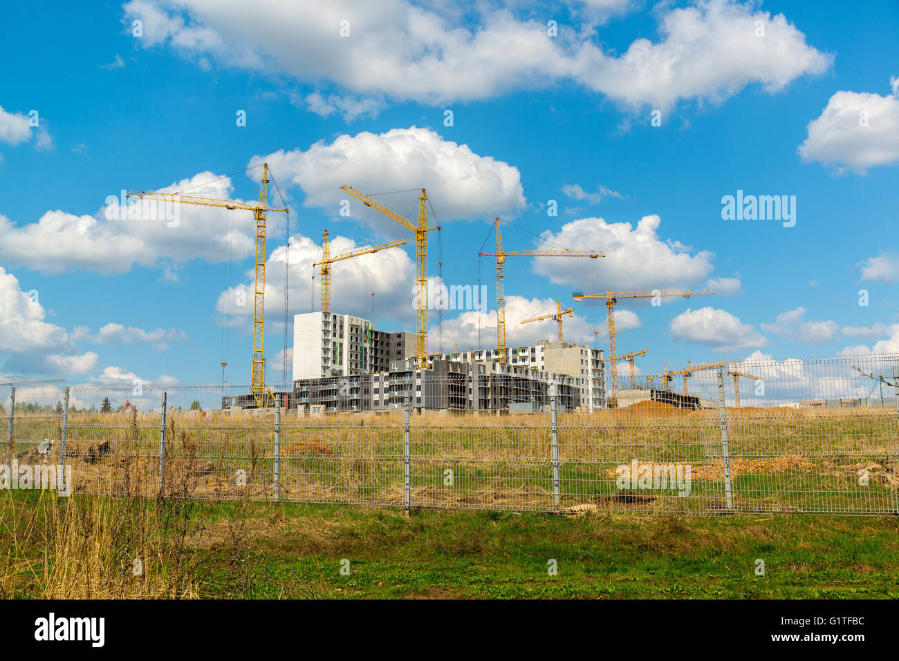 The natural landscape of construction site Stock Photo - Alamy