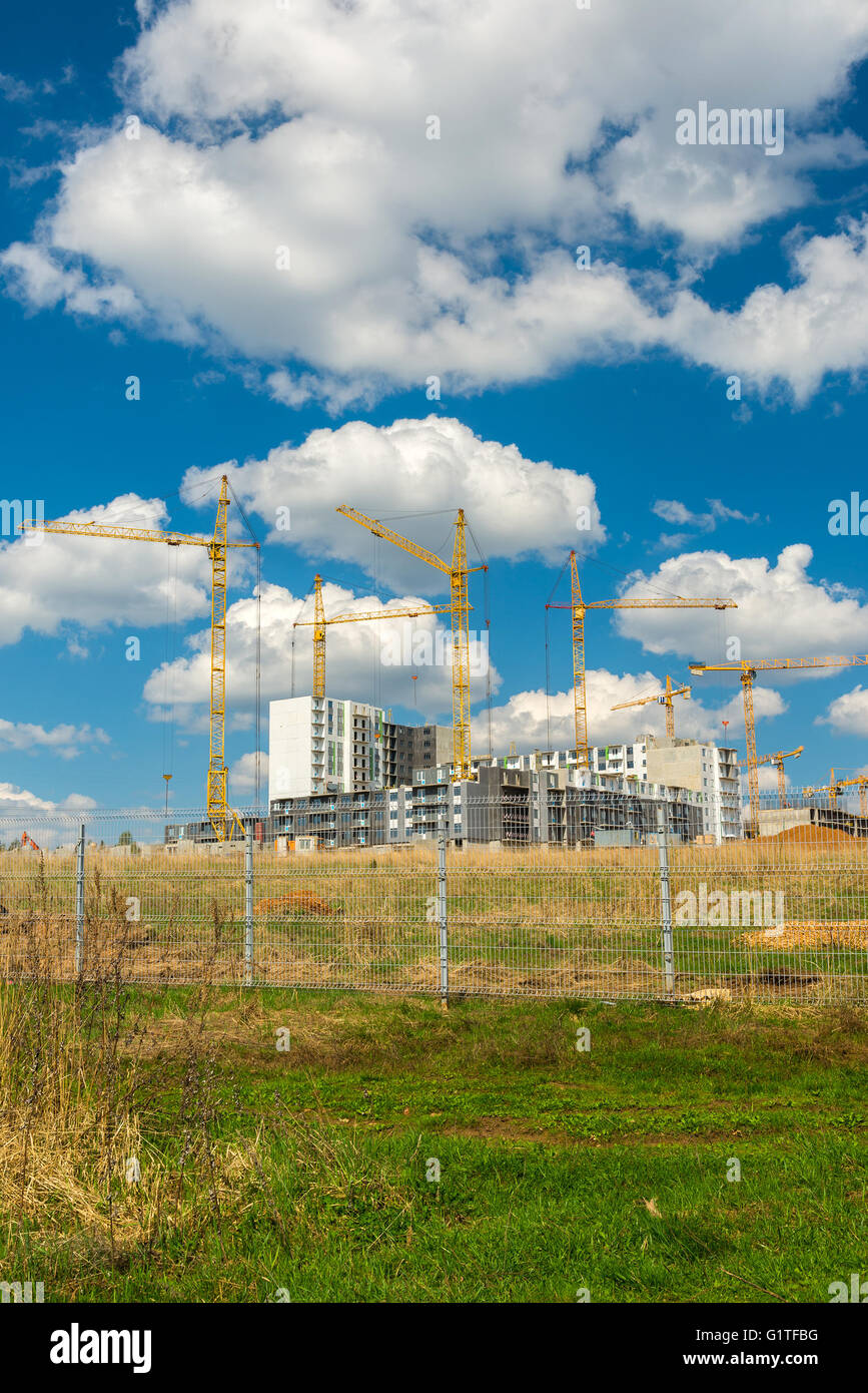 The natural landscape of construction site Stock Photo - Alamy