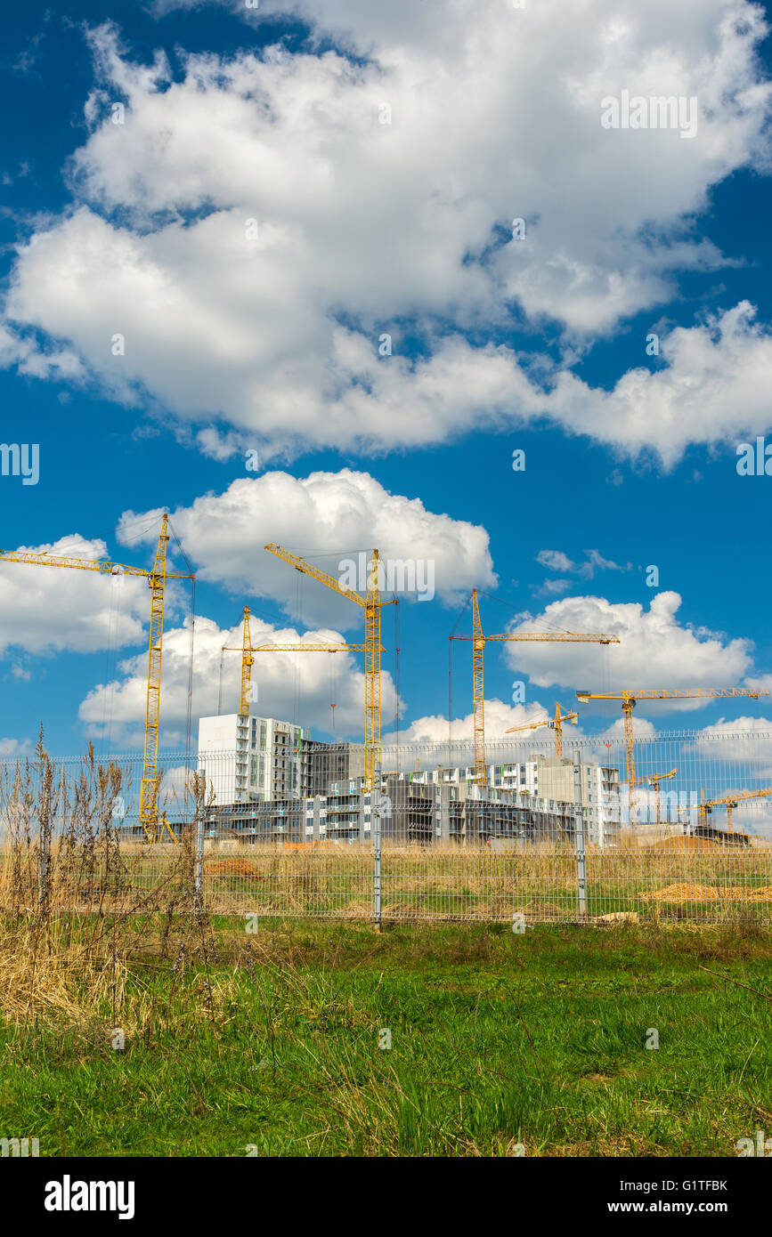 The natural landscape of construction site Stock Photo - Alamy