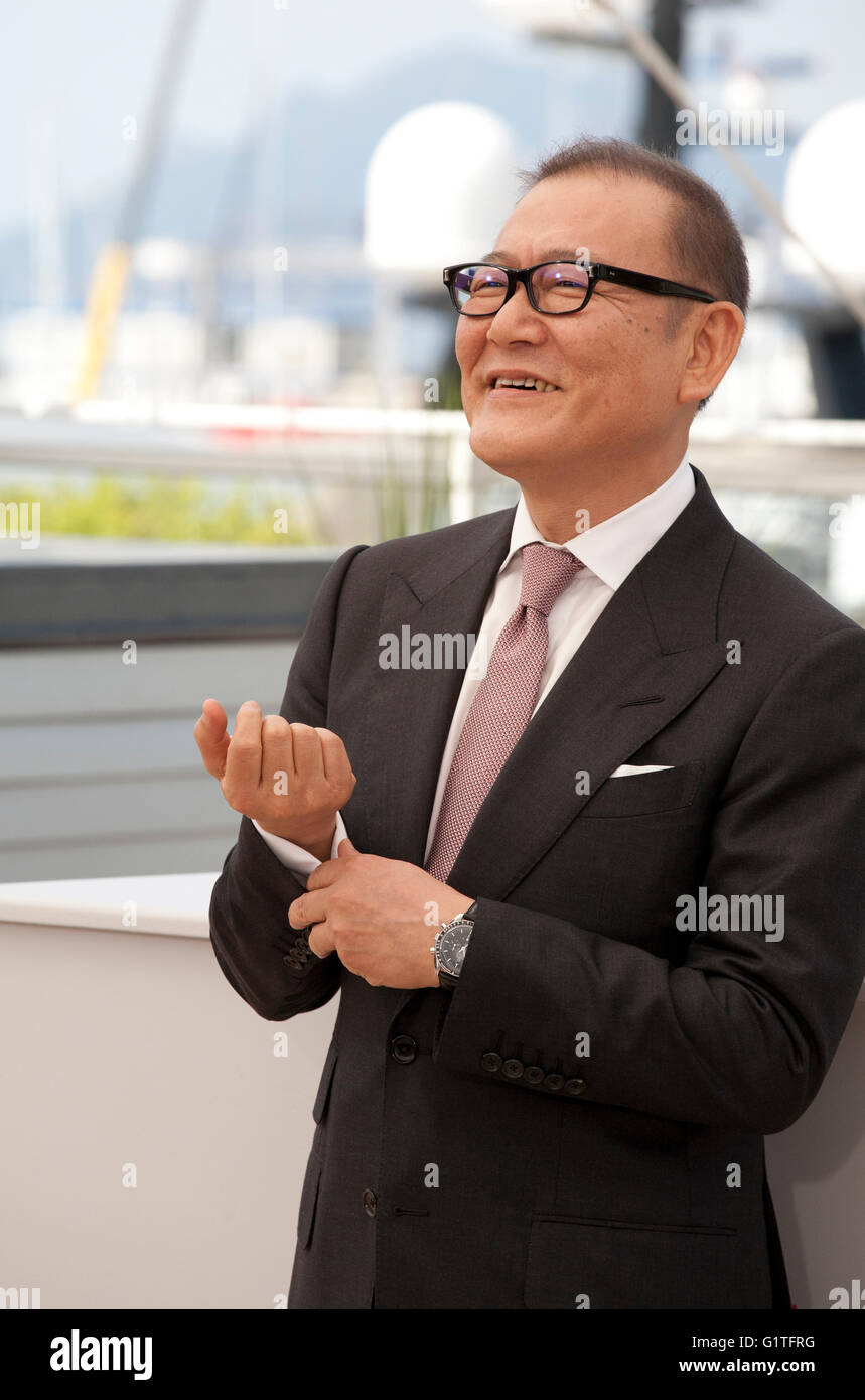 Cannes, France. 18th May, 2016. Actor Jun Kunimura at The Strangers ...