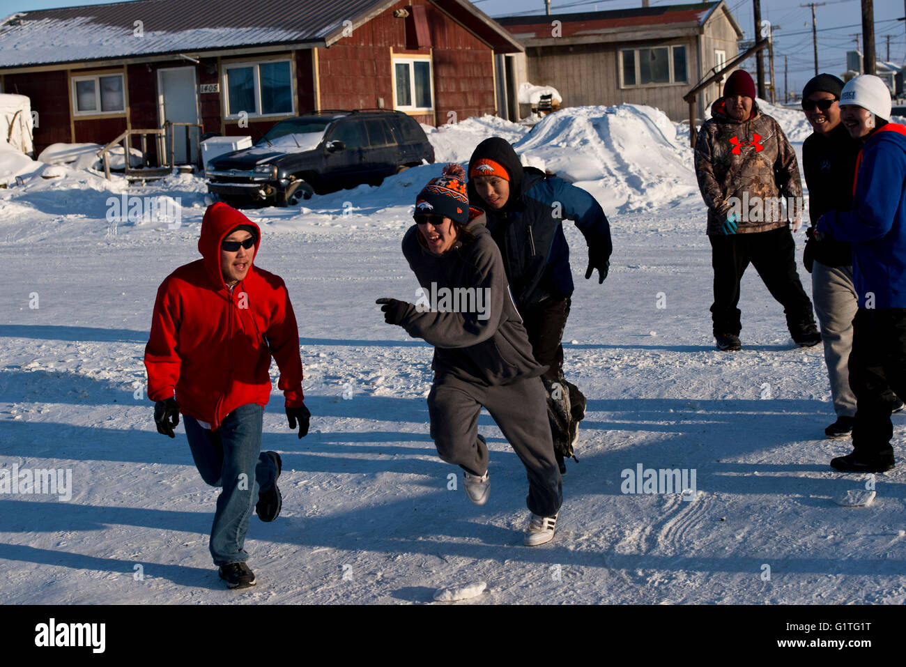 Barrow, Alaska, USA. 17th Apr, 2016. Marc Lester/Alaska Dispatch News.A ...