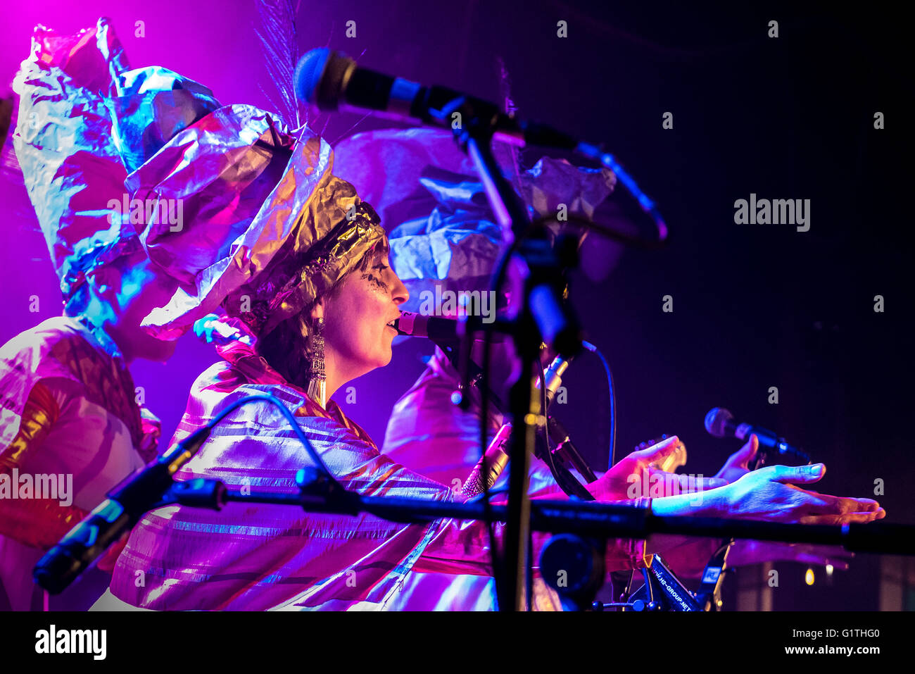 Brighton, UK. 18th May, 2016. Brighton Fringe Spiegeltent King Lagoon's ...