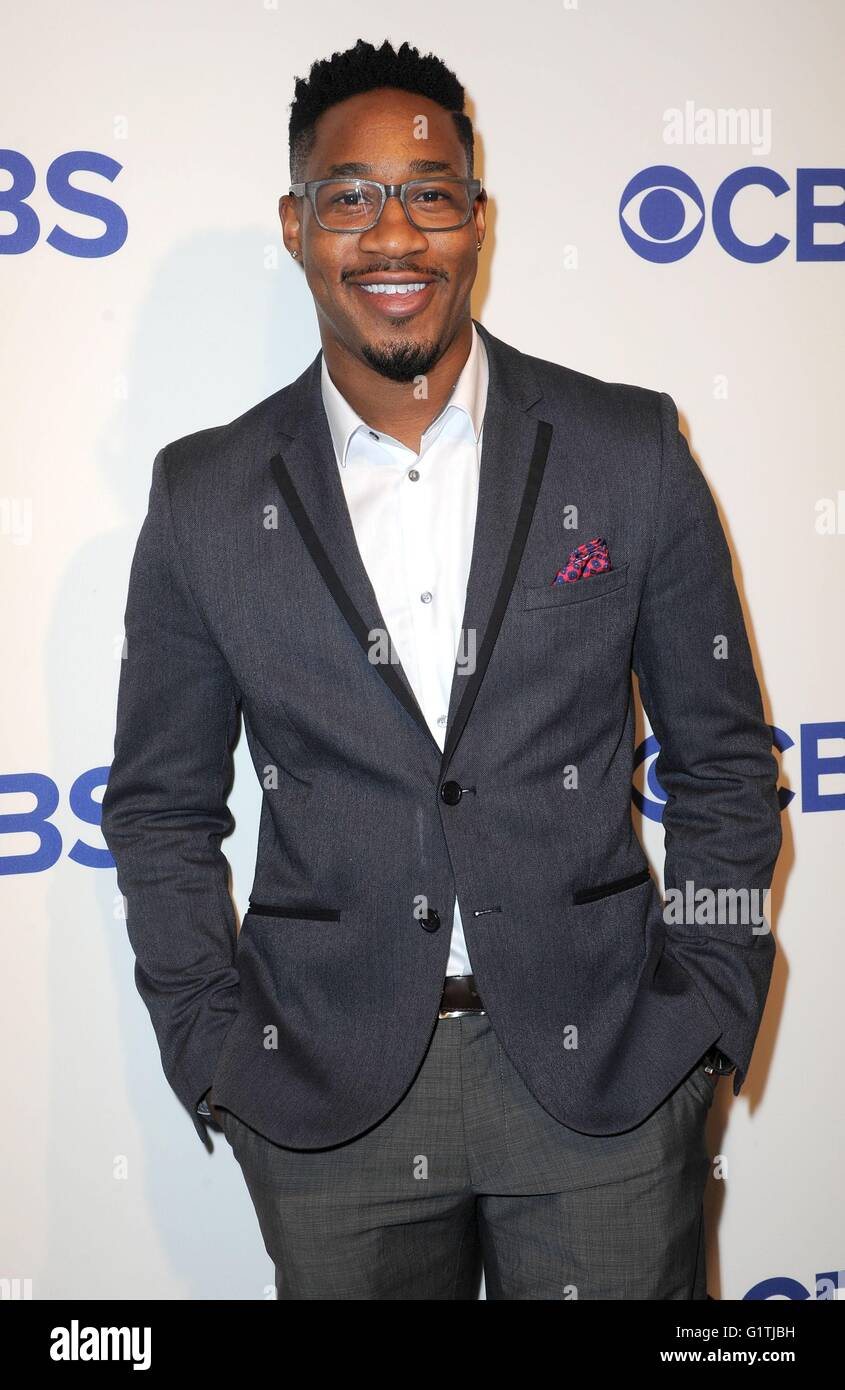 New York, NY, USA. 18th May, 2016. Aaron Jennings at arrivals for CBS ...