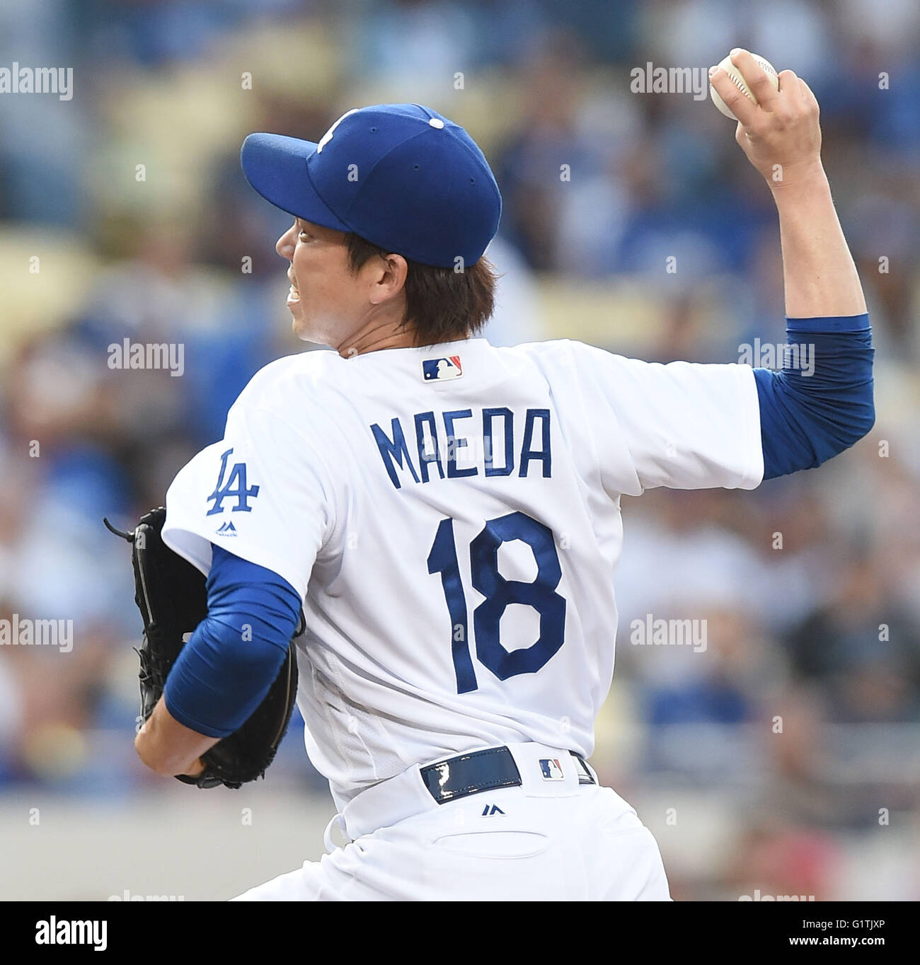 Los Angeles, California, USA. 16th May, 2016. Kenta Maeda (Dodgers) MLB ...
