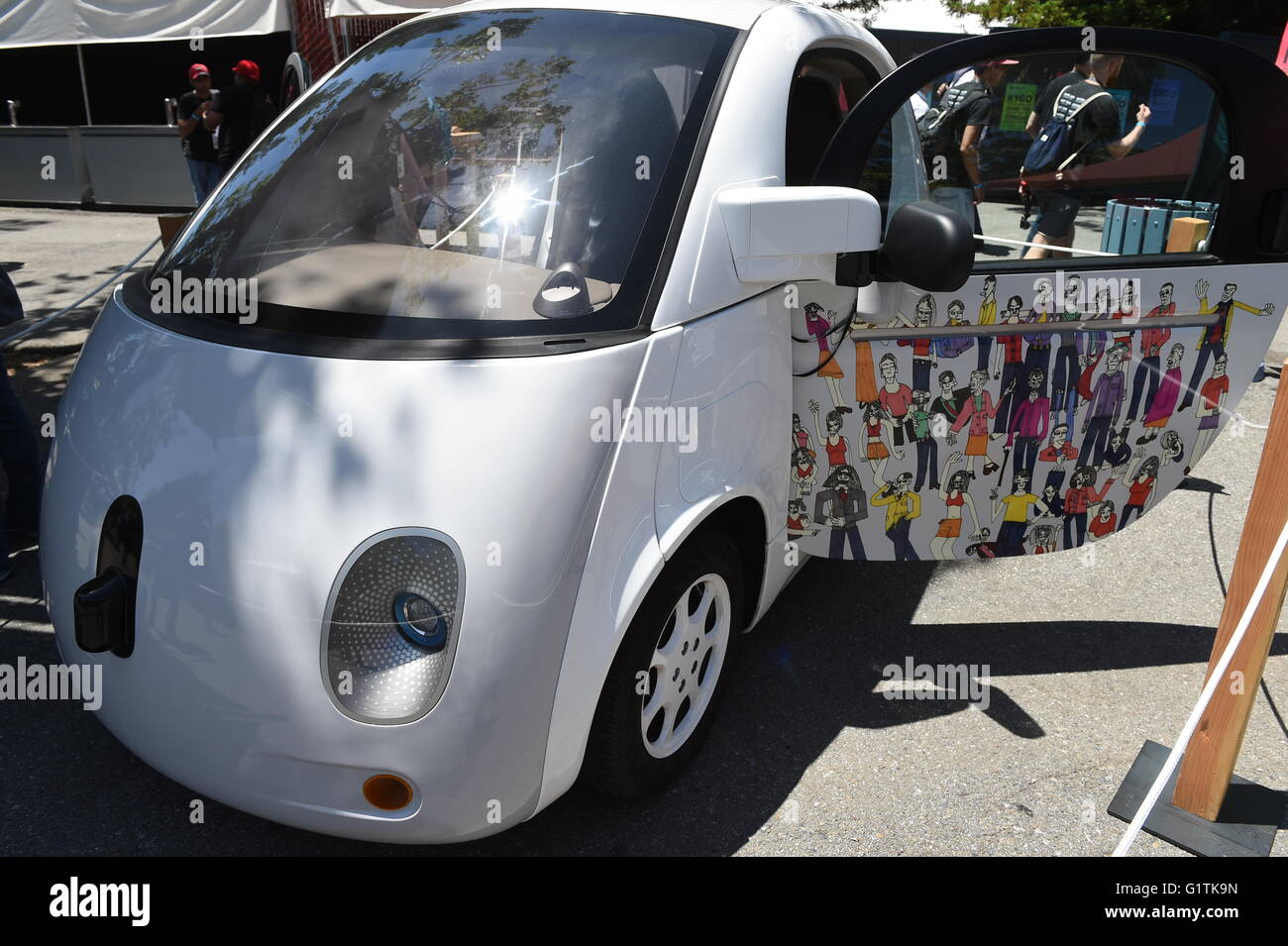 Mountain View, California, USA. 18th May, 2016. A self-driving car by ...
