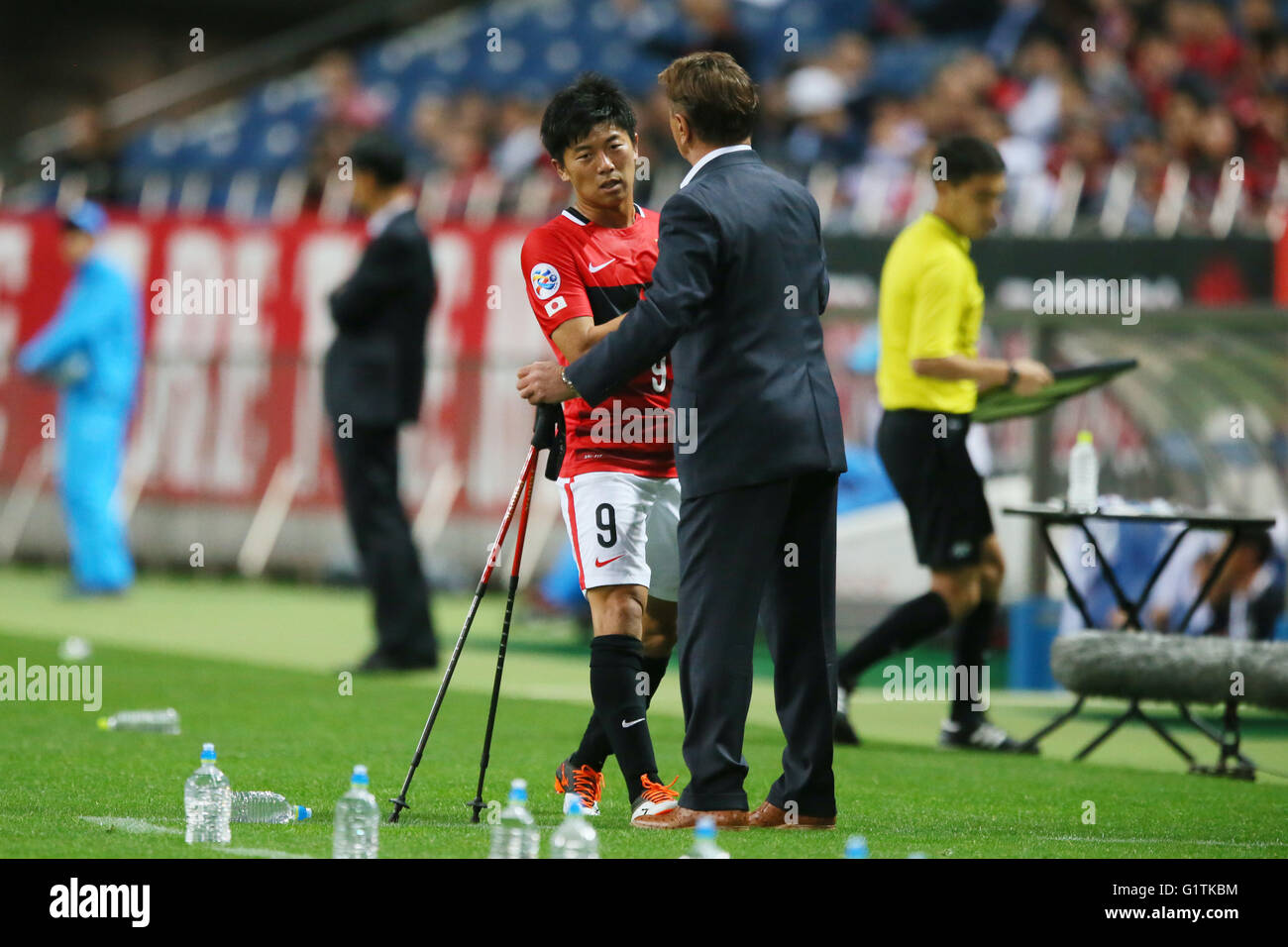 Saitama Stadium 2002, Saitama, Japan. 18th May, 2016. (L to R) Yuki ...