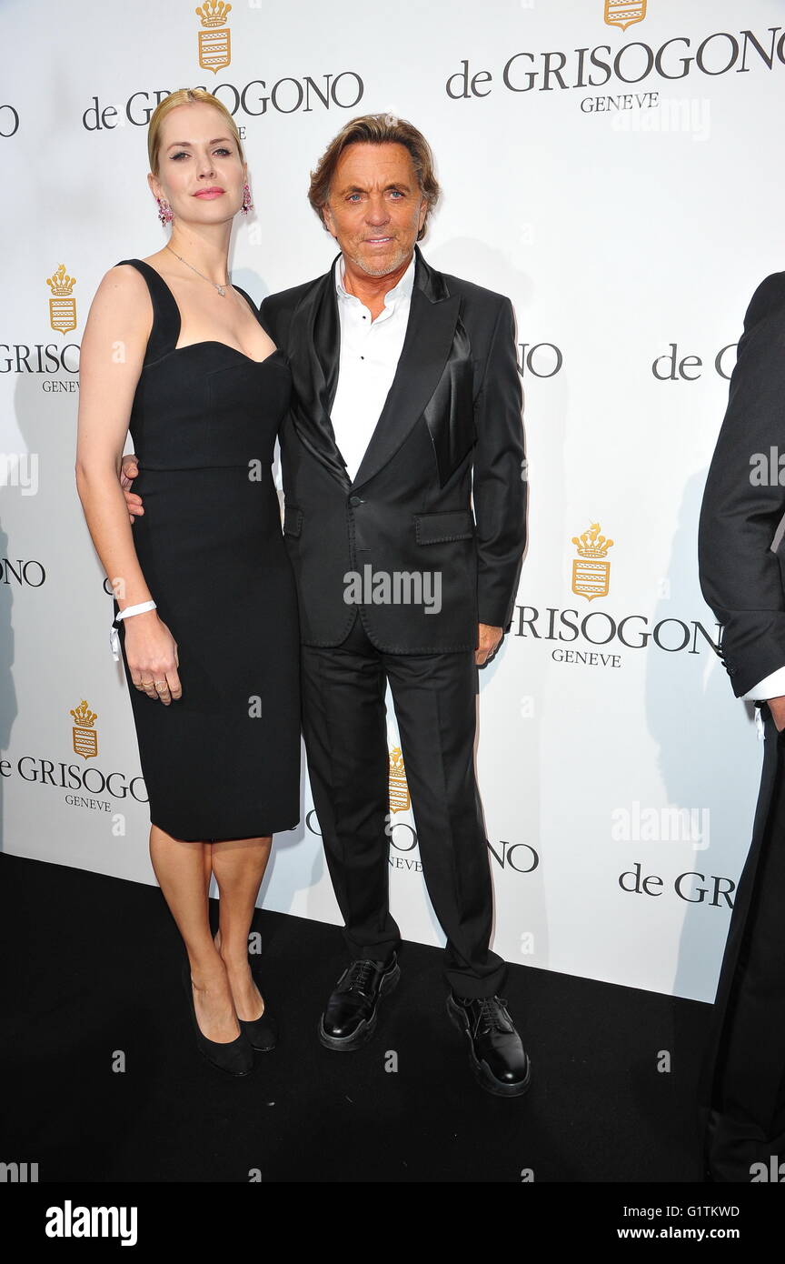 Otto Kern mit Frau Naomi/ De Grisogono Reception at Cap du Eden Roc ...