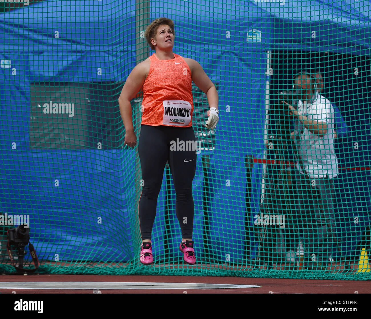 Ostrava, Czech Republic. 19th May, 2016. Polish hammer thrower Anita ...