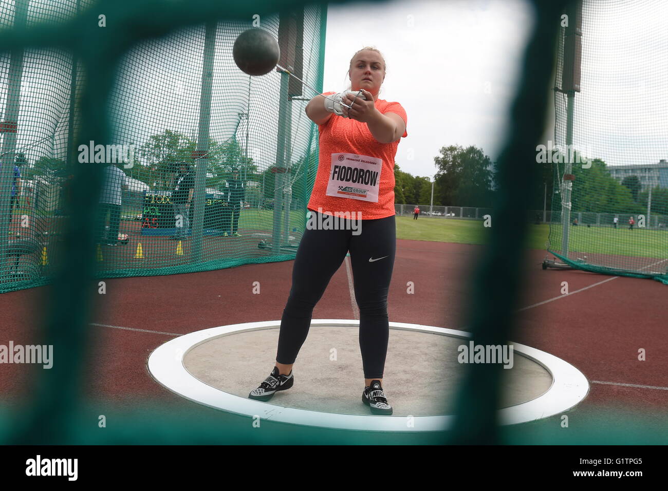 Ostrava, Czech Republic. 19th May, 2016. Polish hammer thrower Joanna ...