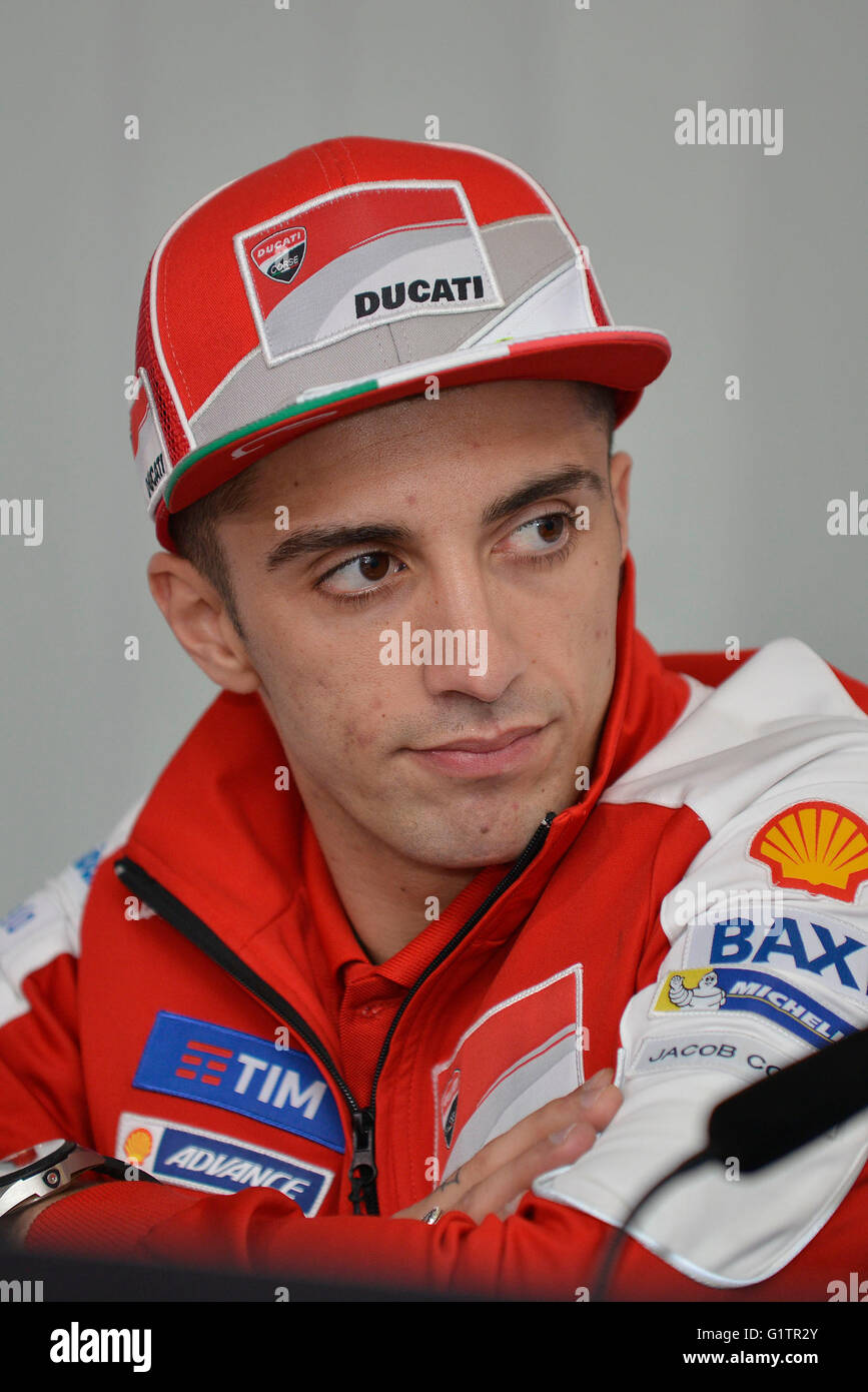 Firenze, Italy. 19th May, 2016. Andrea Iannone of Italy and Ducati Team ...