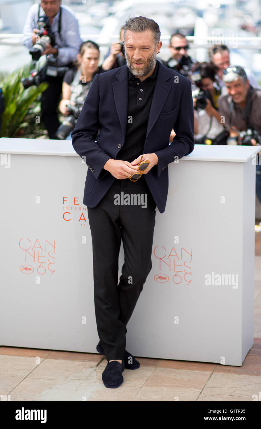 Cannes, France. 19th May, 2016. Vincent Cassell Actor Juste La Fin Du Monde, Photocall. 69 Th ...