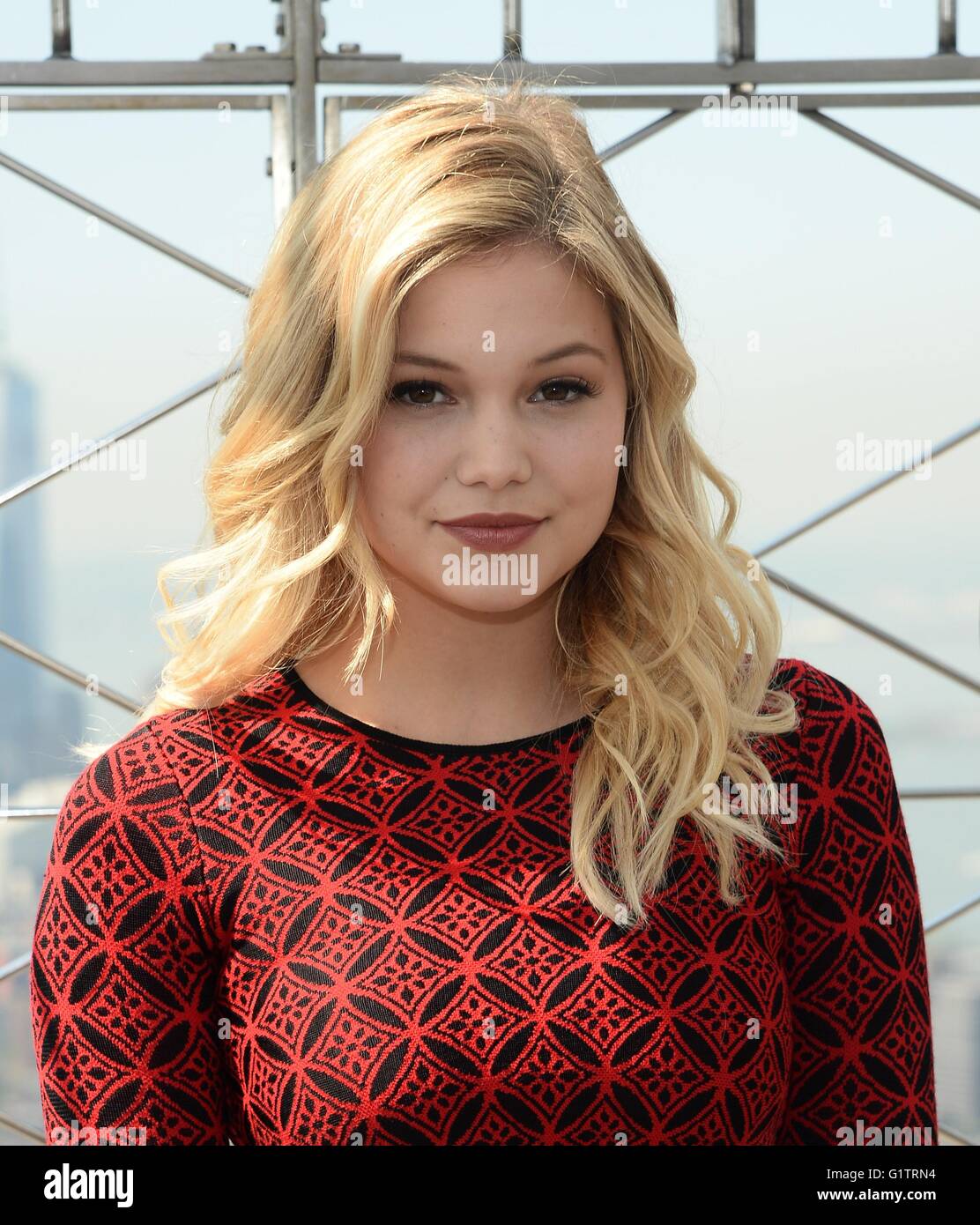 New York, NY, USA. 19th May, 2016. Olivia Holt at a public appearance ...