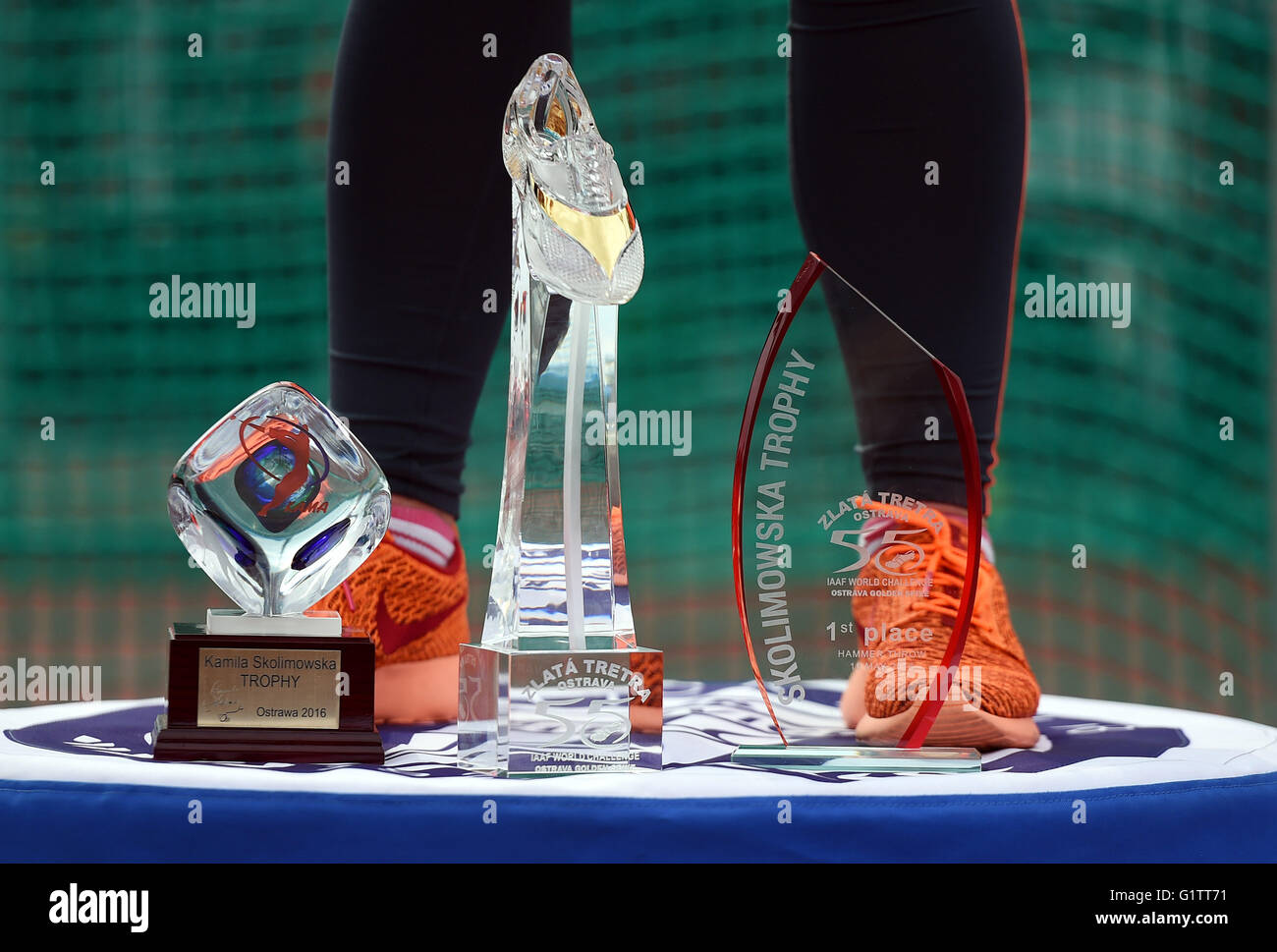Ostrava, Czech Republic. 19th May, 2016. Polish hammer thrower Anita ...