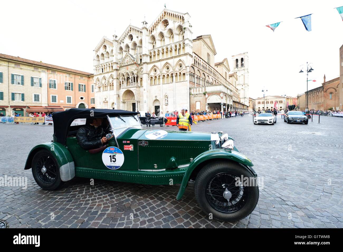 Ferrara, Italy. 19th May, 2016. A green Bentley 4,5 Litres built in ...