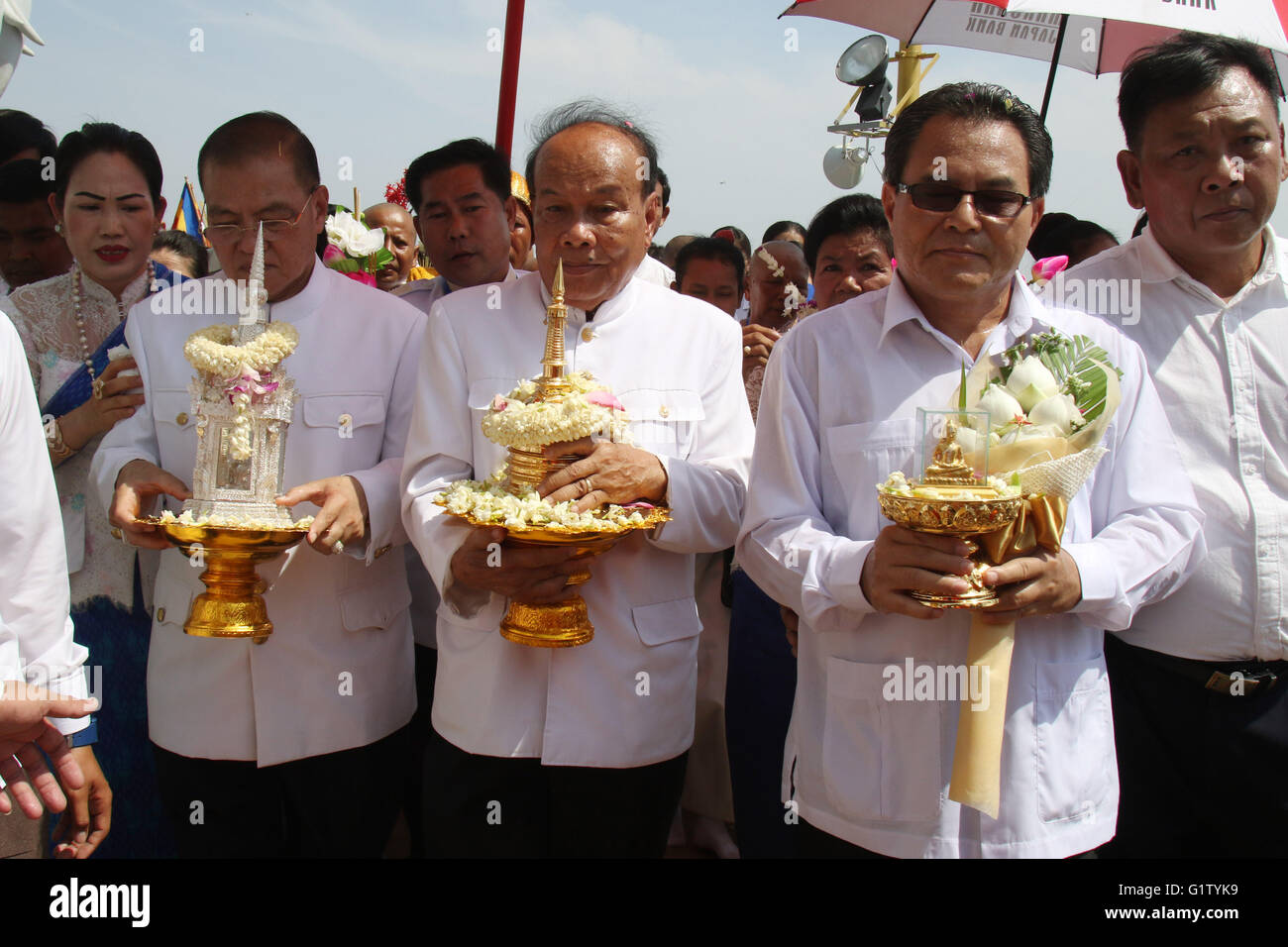 Kandal, Cambodia. 20th May, 2016. Cambodian Minister of Cults and ...