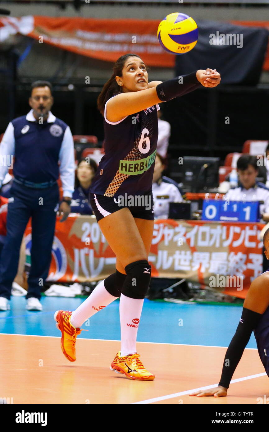 Tokyo Metropolitan Gymnasium, Tokyo, Japan. 20th May, 2016. Alexandra ...