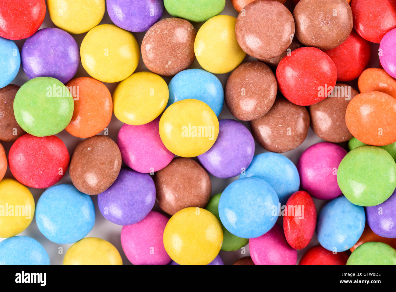 Group Of Sweet Colorful Candy Close Up Stock Photo - Alamy