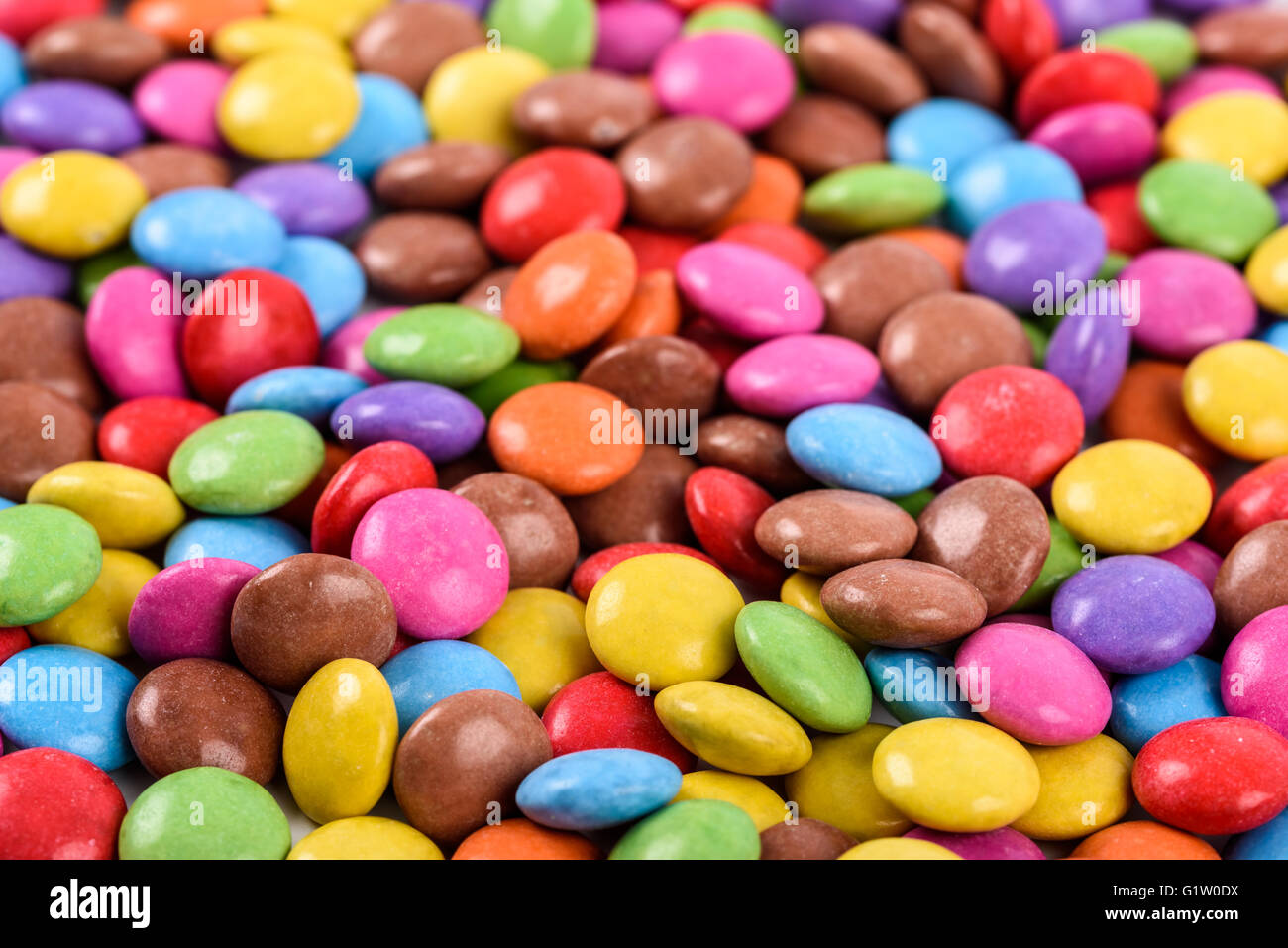 Group Of Sweet Colorful Candy Close Up Stock Photo - Alamy