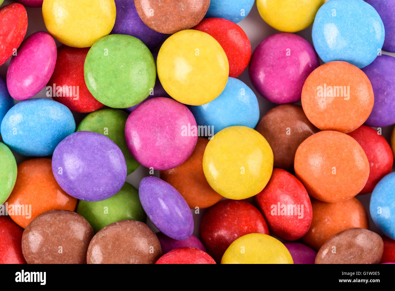 Group Of Sweet Colorful Candy Close Up Stock Photo - Alamy