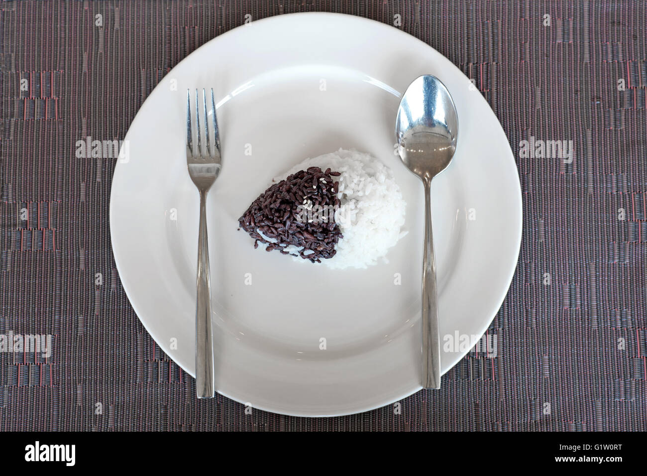 Restaurant rice plate hi-res stock photography and images - Alamy