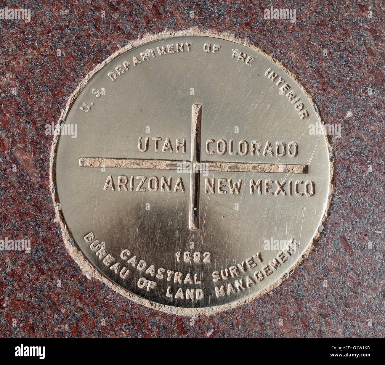 Four corners monument hi-res stock photography and images - Alamy