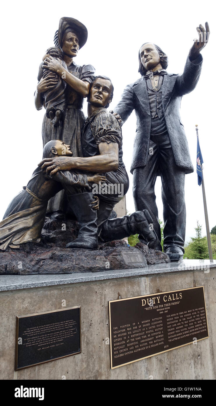 Family of mormon settlers hi-res stock photography and images - Alamy