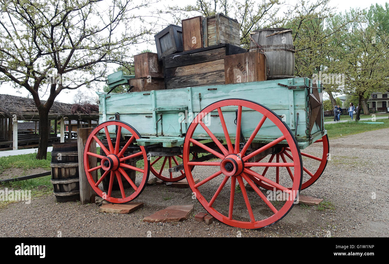 Old Deseret Village state park in Salt Lake City Utah USA Stock Photo ...