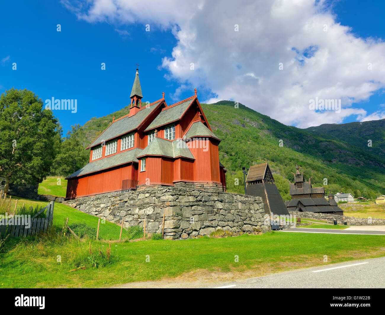 Stave roof borgund stave church hi-res stock photography and images - Alamy