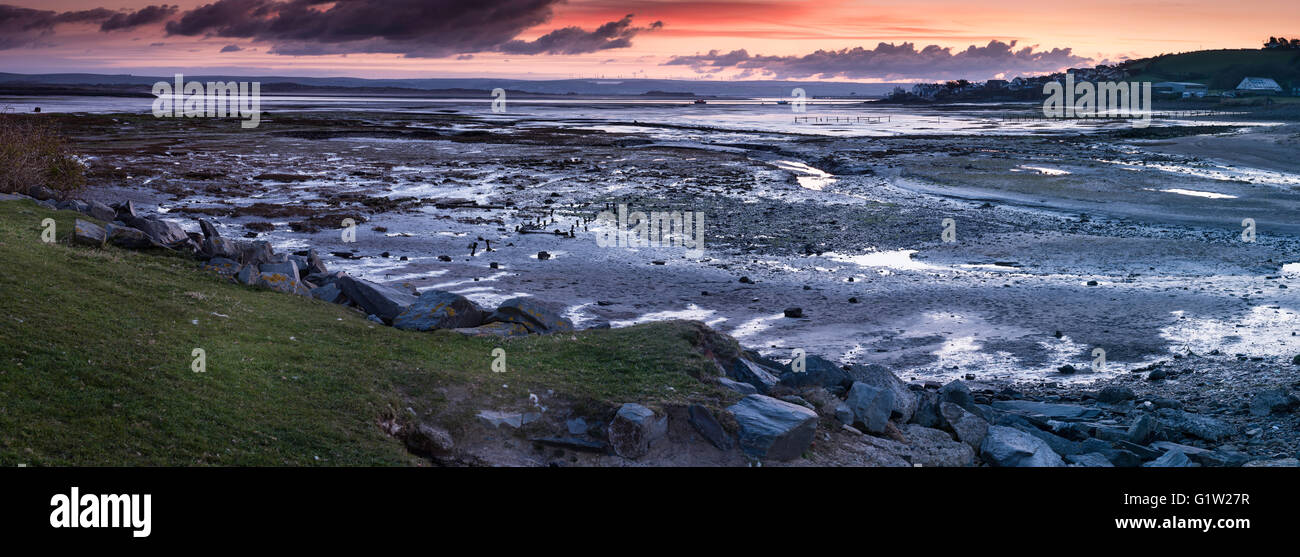Northam Burrows First Light Stock Photo - Alamy