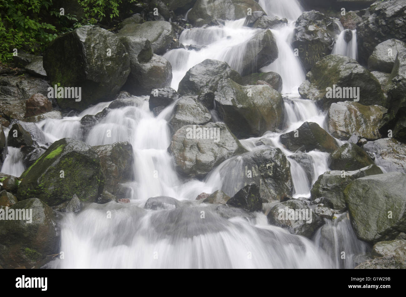 Waterfall in rainy season, Near Ratnagiri, Maharashtra, India Stock ...