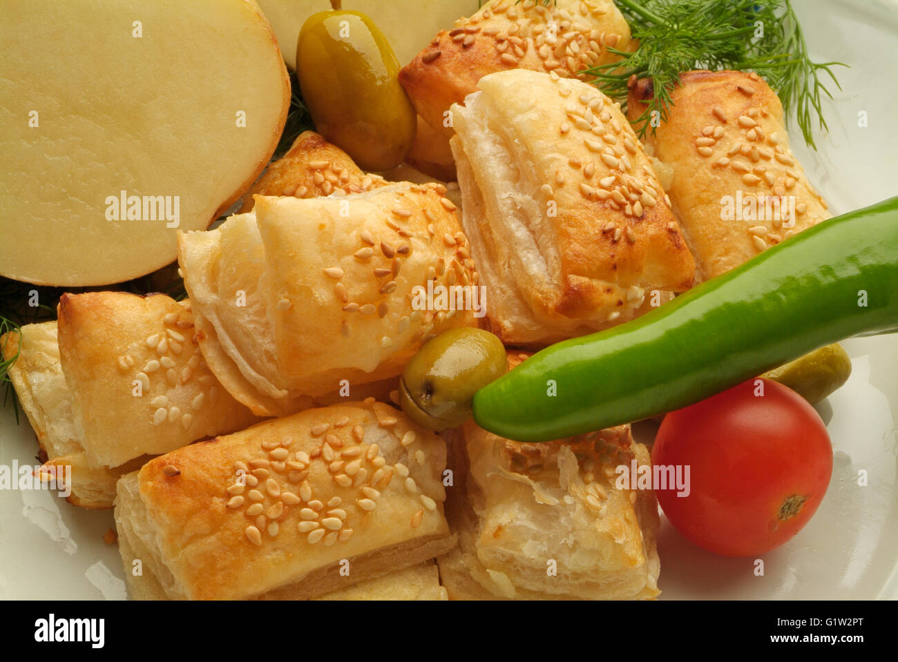 Borek burek turkish pastry filled hi-res stock photography and images ...