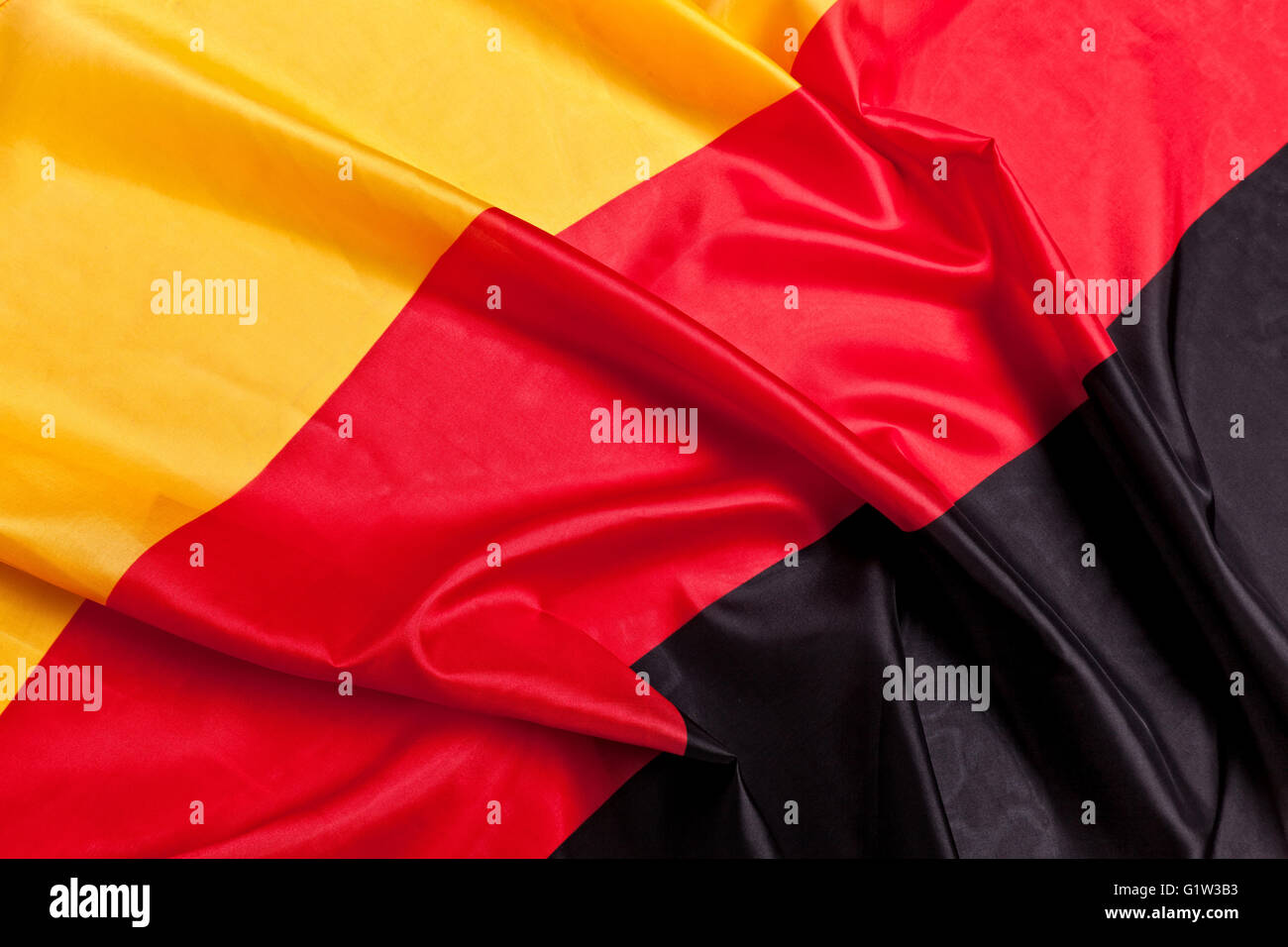 real fabric german flag background Stock Photo - Alamy