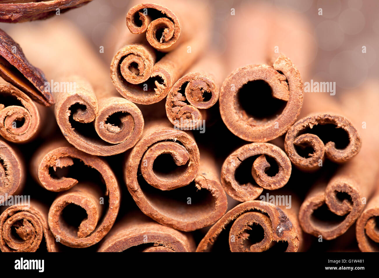 Orange with Cinnamon and Anise Stock Photo - Alamy