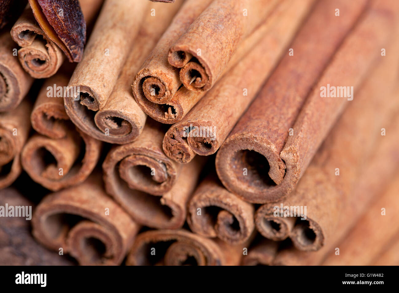 Orange with Cinnamon and Anise Stock Photo - Alamy