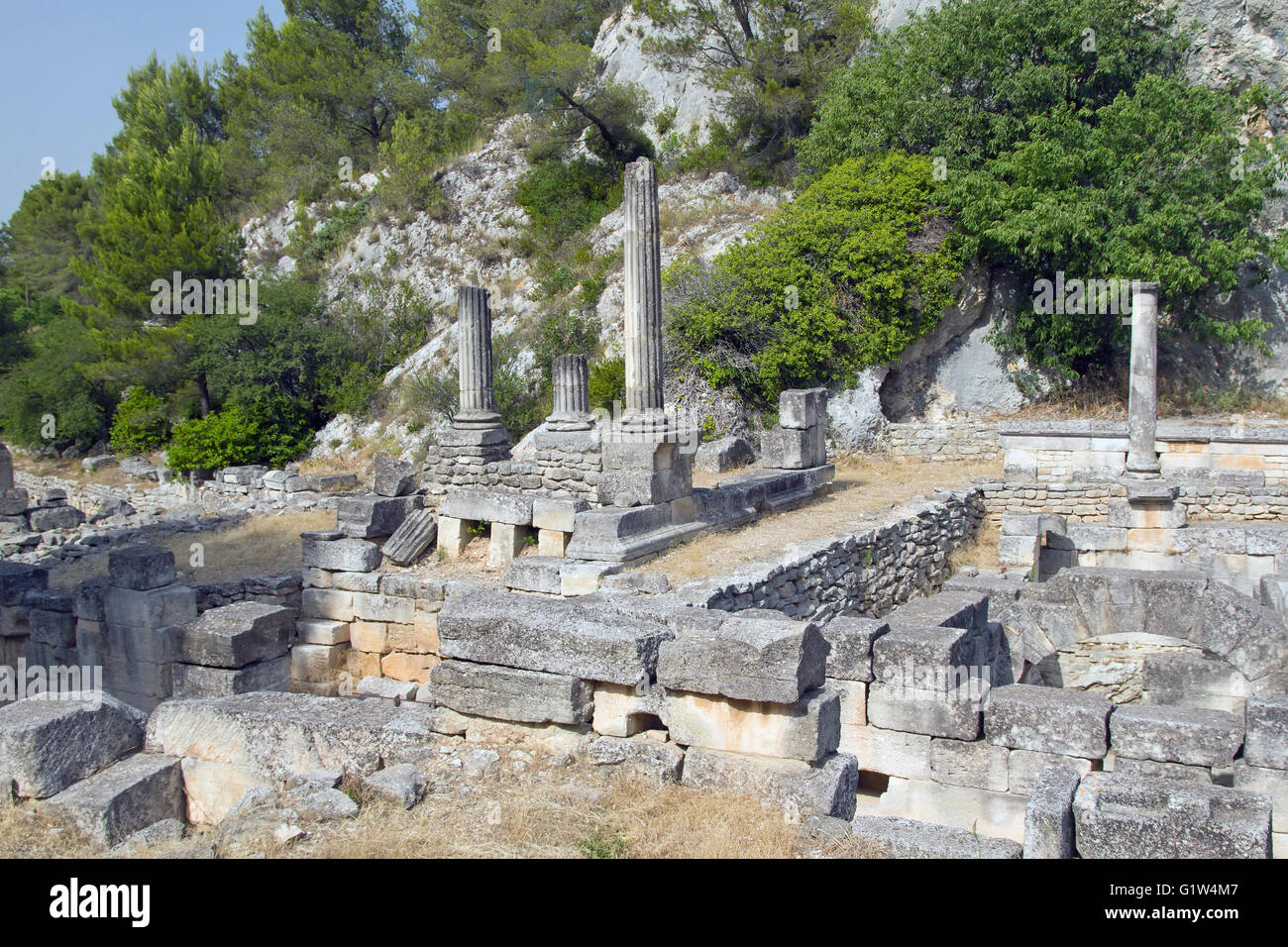Glanum ruins hi-res stock photography and images - Alamy