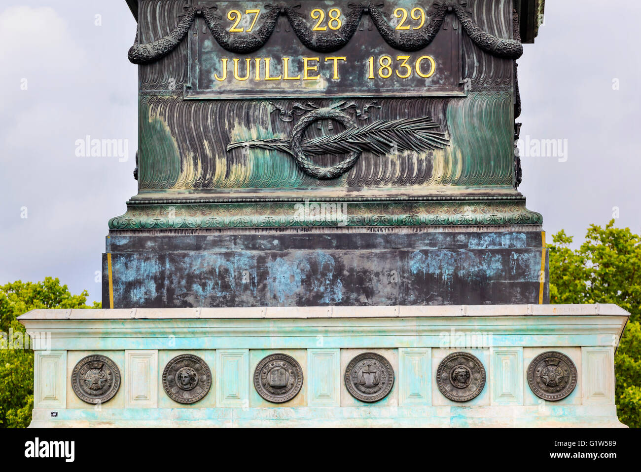 Bastille Square Place de la Bastille, famous meeting place, Paris ...