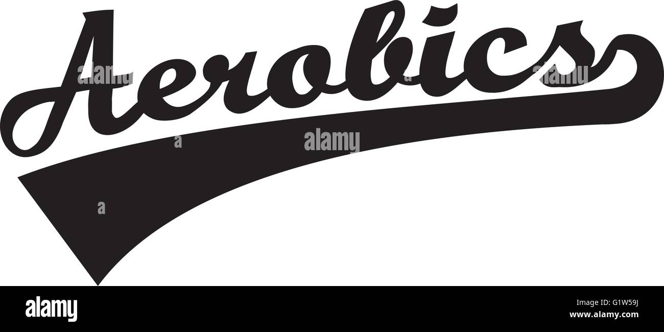 Retro workout Stock Vector Images - Alamy