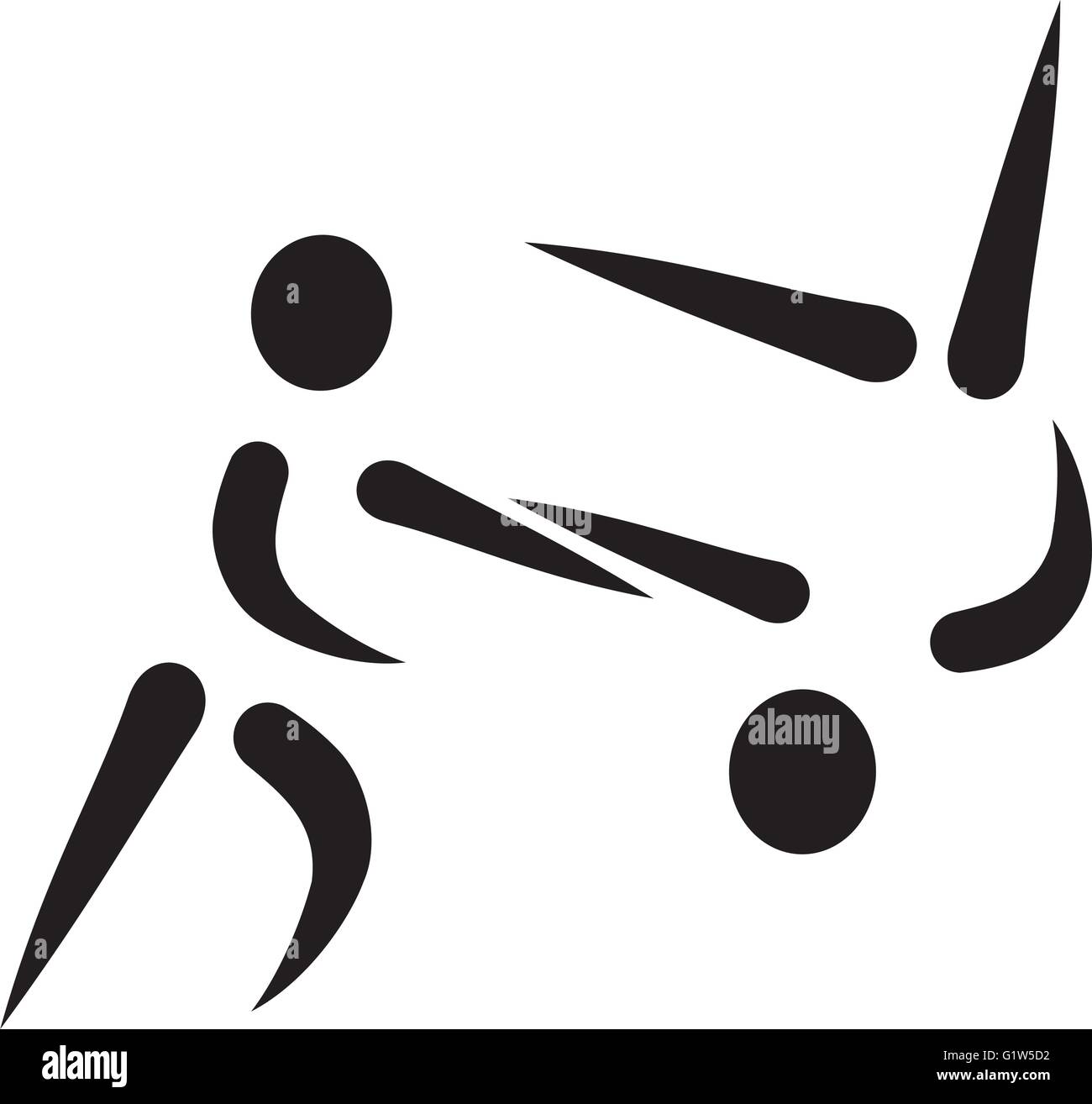 Aikido icon vector vectors hi-res stock photography and images - Alamy