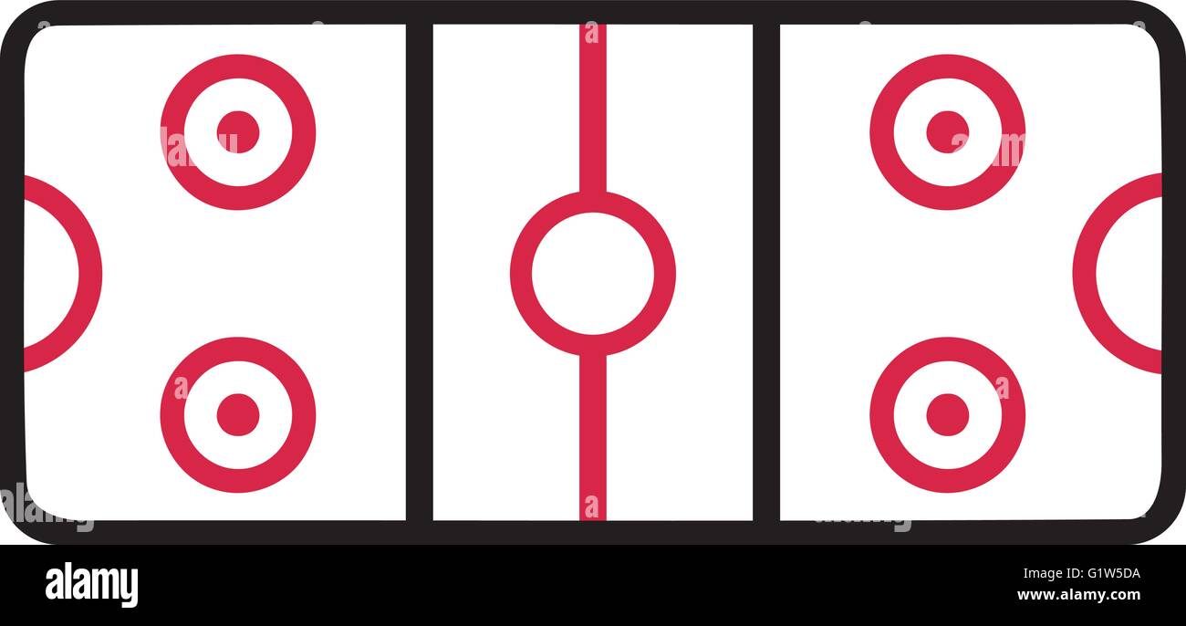 Air hockey table Stock Vector Images - Alamy