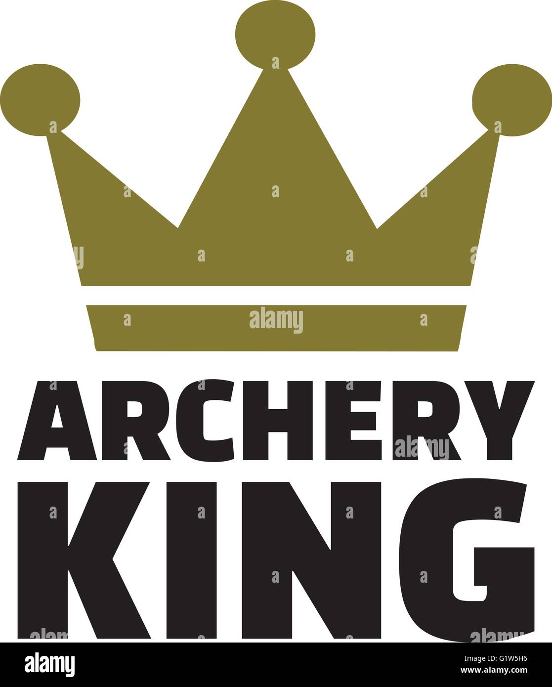 Archer king Stock Vector Images - Alamy