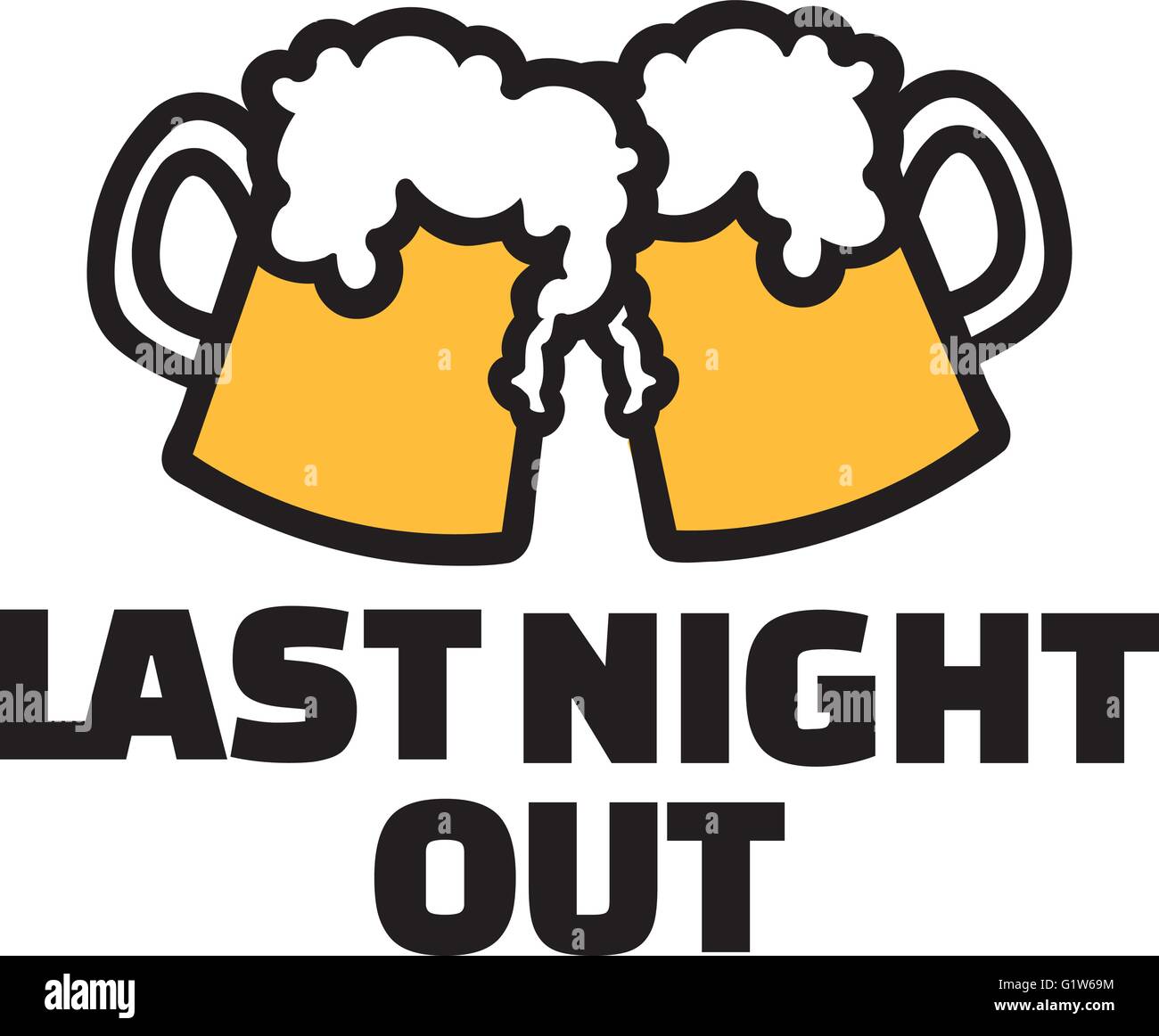 Bachelor party - last night out Stock Vector Image & Art - Alamy