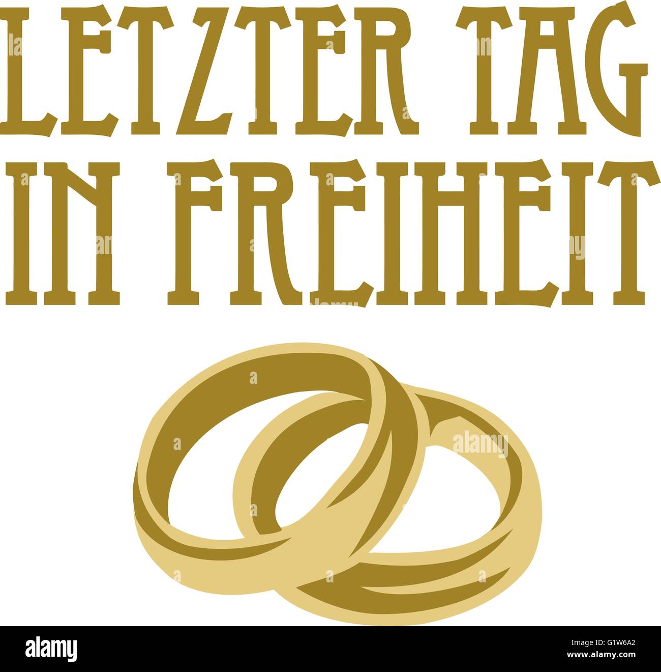 Couple in golden wedding Stock Vector Images - Alamy