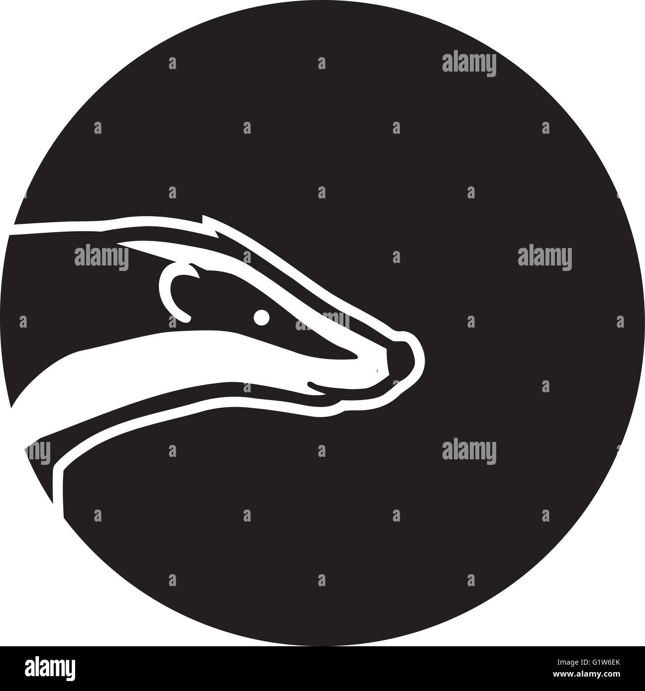 Badger night Stock Vector Images - Alamy
